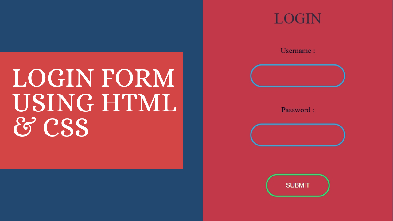 Cool Animated Login Form Using Only HTML and CSS