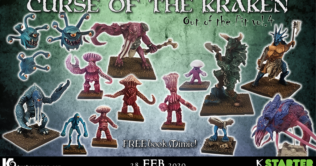 Tabletop Fix: Krakon Games - Out of the Pit: Curse of the Kraken ...