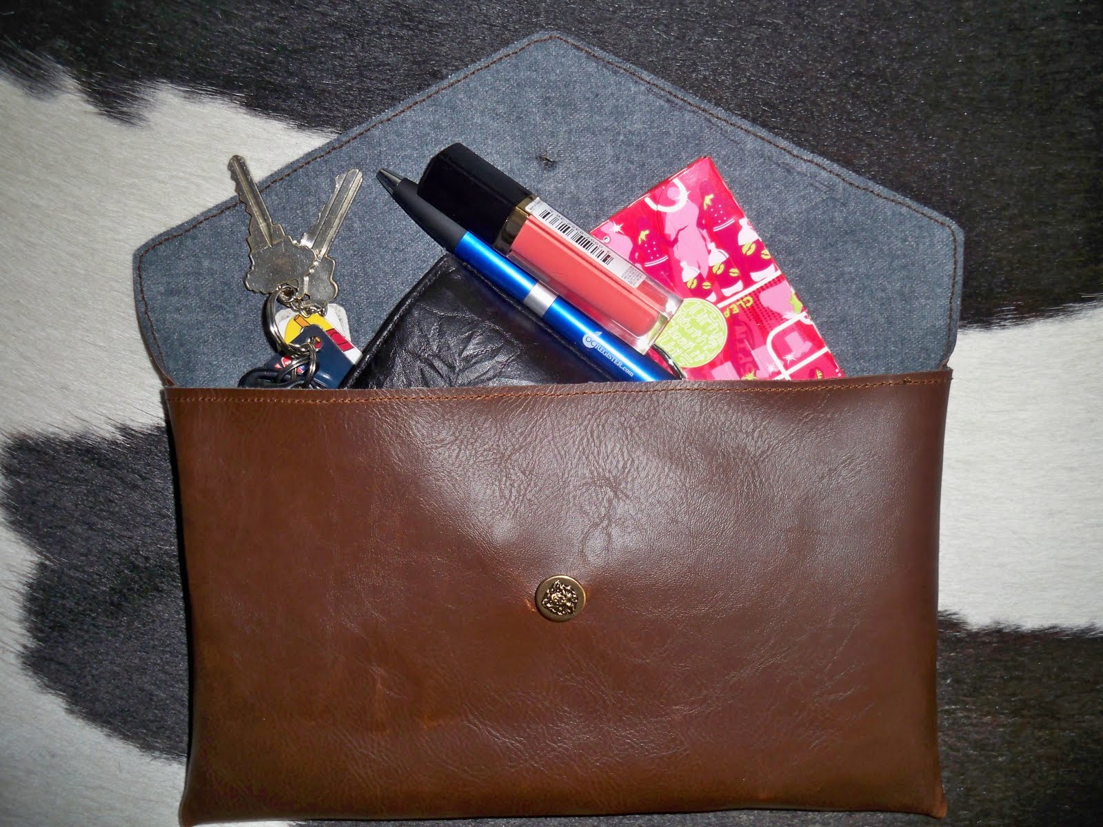 Dirty Shiny Pretty: Claire Vivier Inspired DIY Envelope Clutch