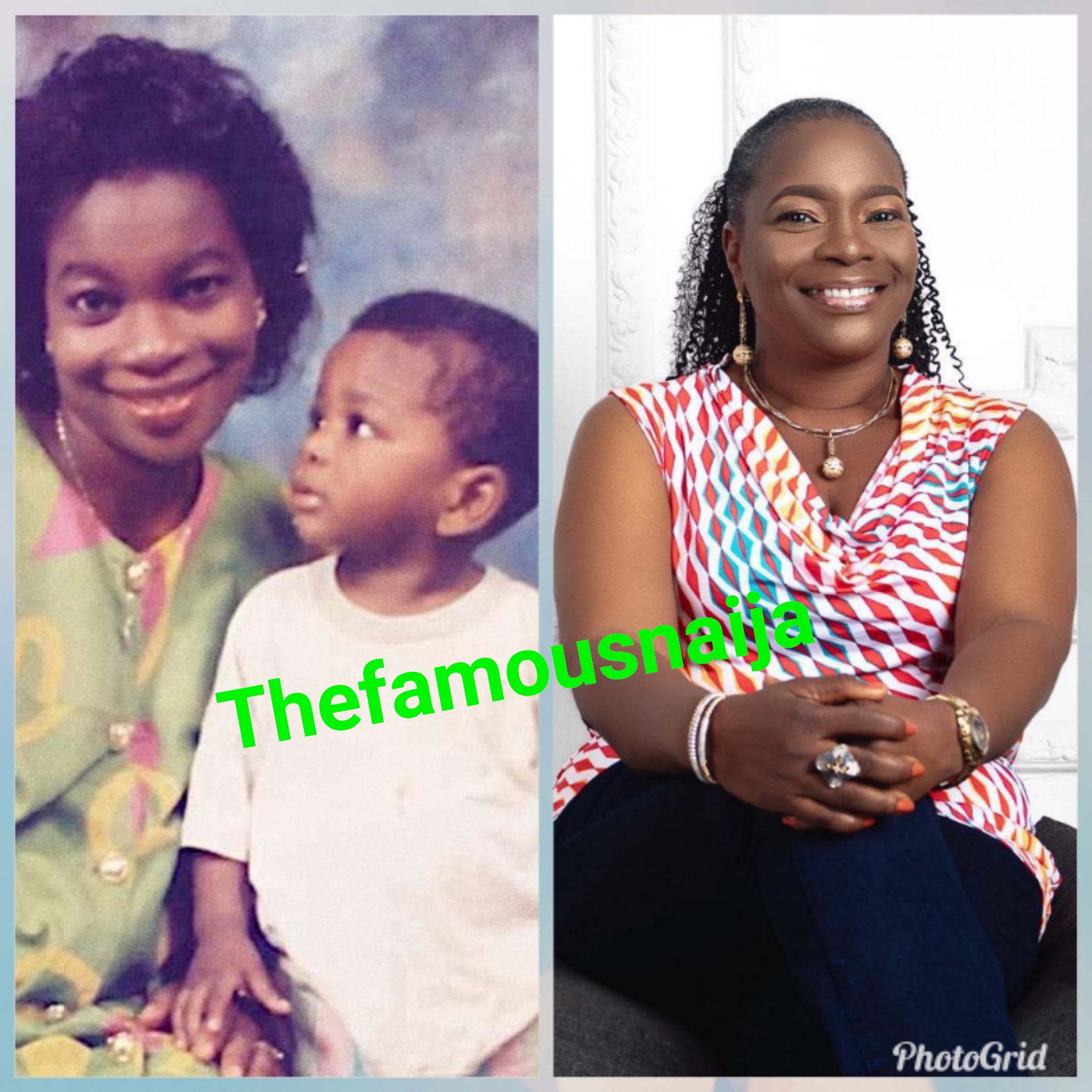 Mother : photo of Fisayo Fosudo and his mother, Throwback and recent ...