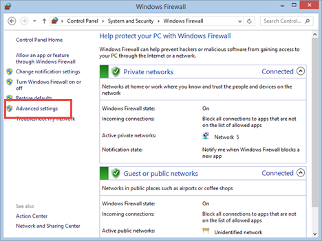 How to Start & Use The Windows Firewall with Advanced Security | SisiLab