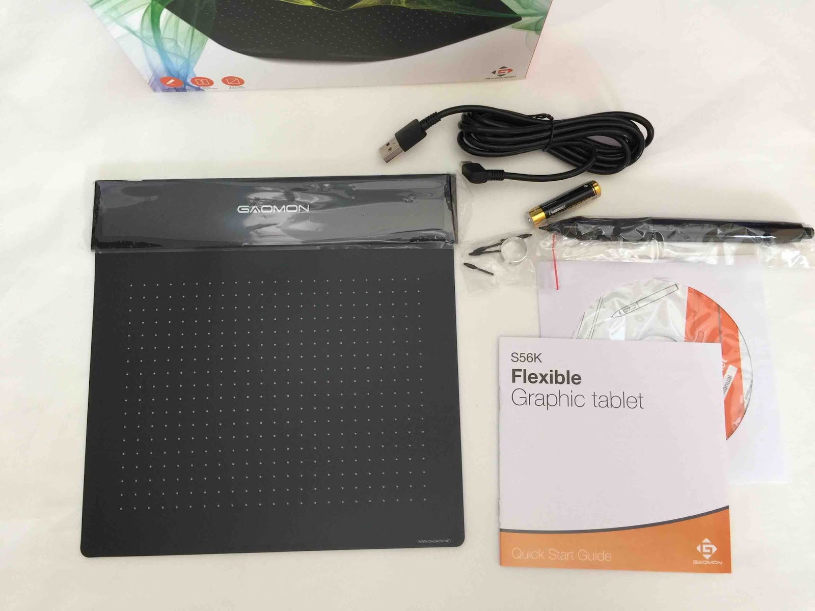 GAOMON 6 x 5インチソフトグラフィックスぺんタブレットサインボードOSU―S56K