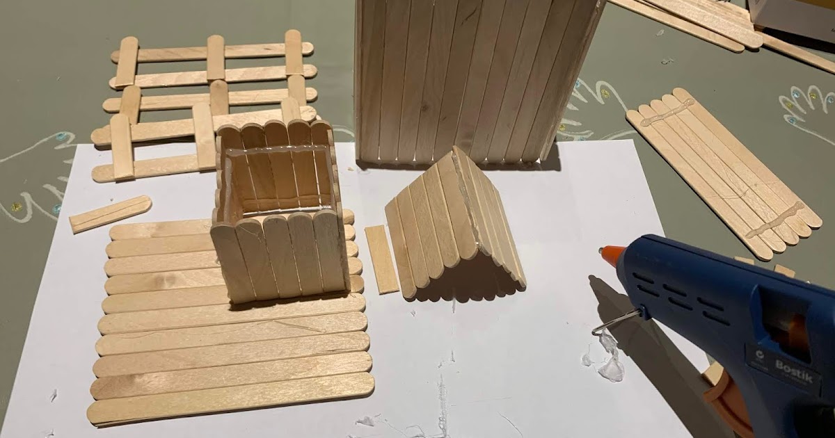 SHIRA - BENV1010: Model made of paddle pop sticks