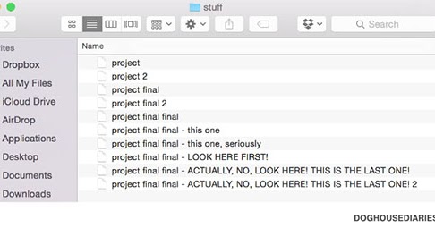 File-Naming in Real Life |unpressable buttons