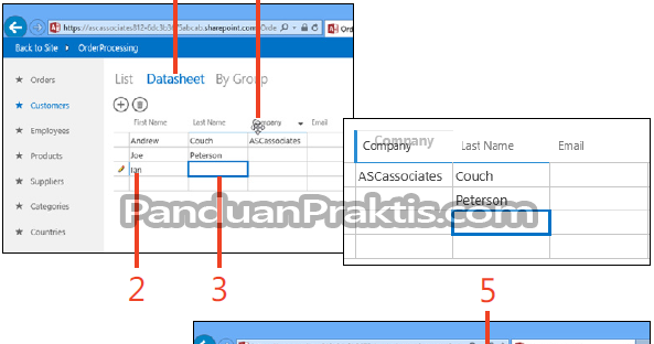 Bekerja Dengan Datasheet View Di Access 2013 - Panduan Officeku