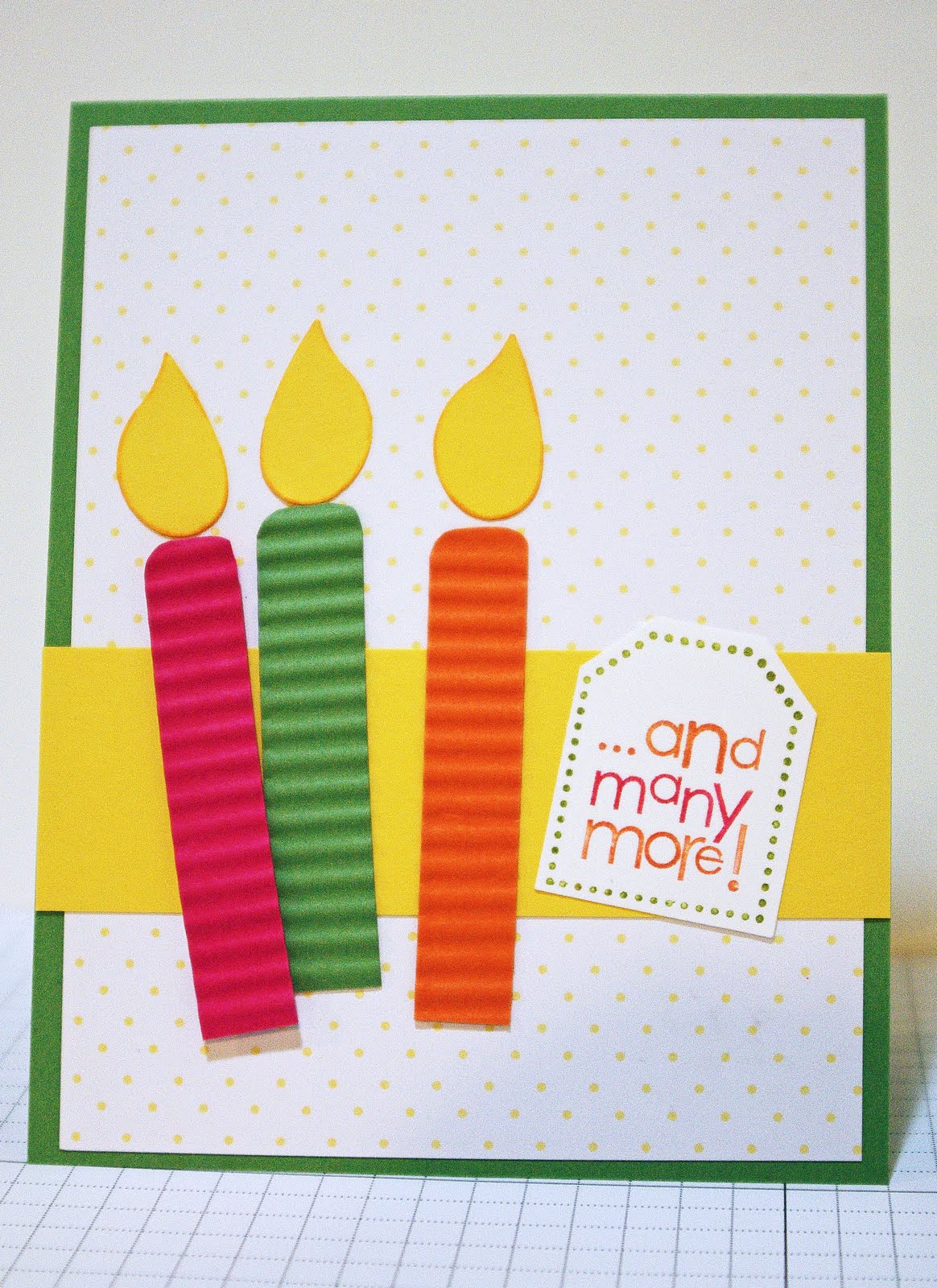 Tasha's Design World: Birthday Candle Card