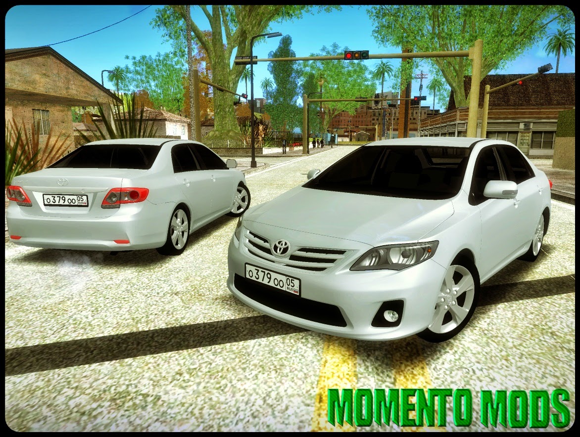 GTA SA - Toyota Corolla 2013 | Momento Mods - Mods Para GTA, Carros ...