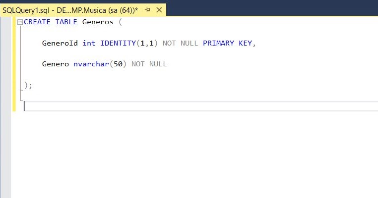 SQL Server 2016: criar uma tabela de um script SQL - TechNote Inc.