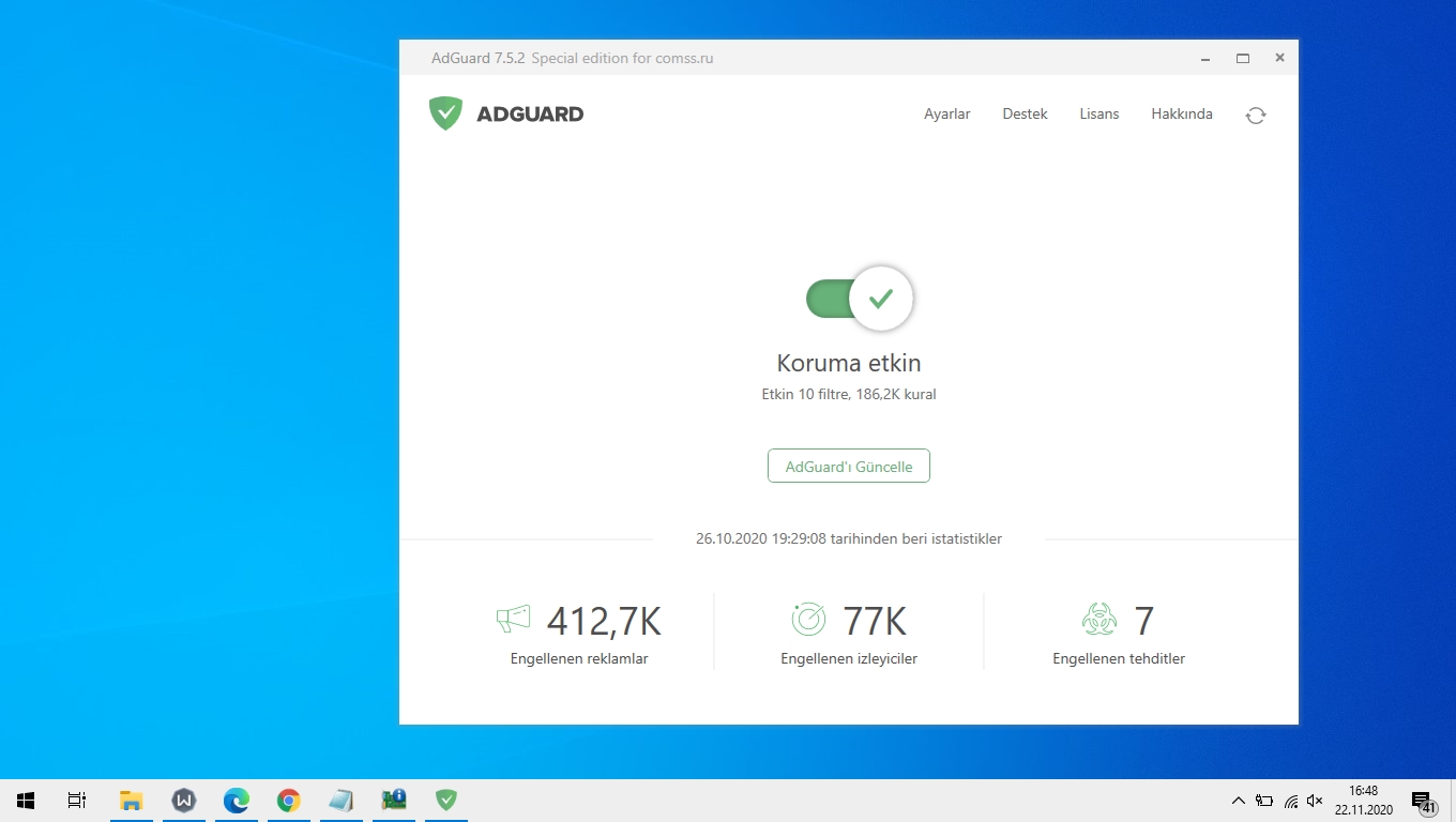 Windows için AdGuard 7.5.3