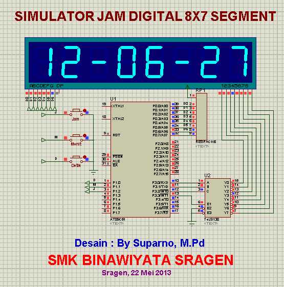Jam Digital 7 Segment ~