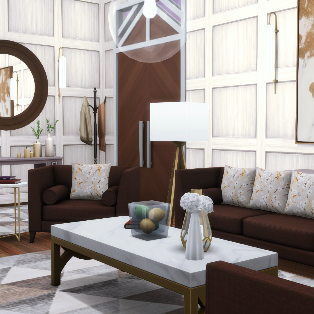 Simsational Designs: Baker Seating - A Cosmoluxe Sofa Set