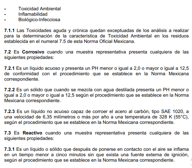 Soporte Presencial: NORMA OFICIAL MEXICANA NOM-052-SEMARNAT-2005, QUE ...