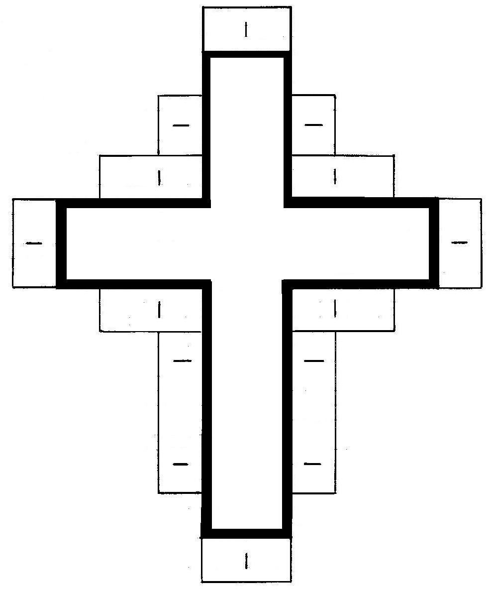 Molde de cruz - Imagui