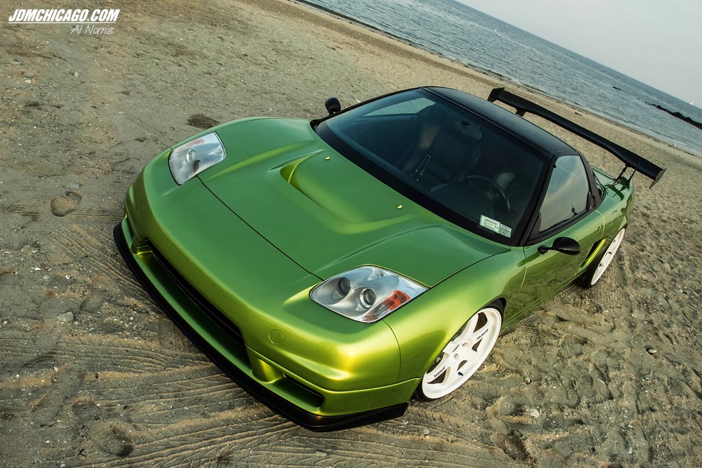wisdom of solomon: NSX Metallic lime Green....