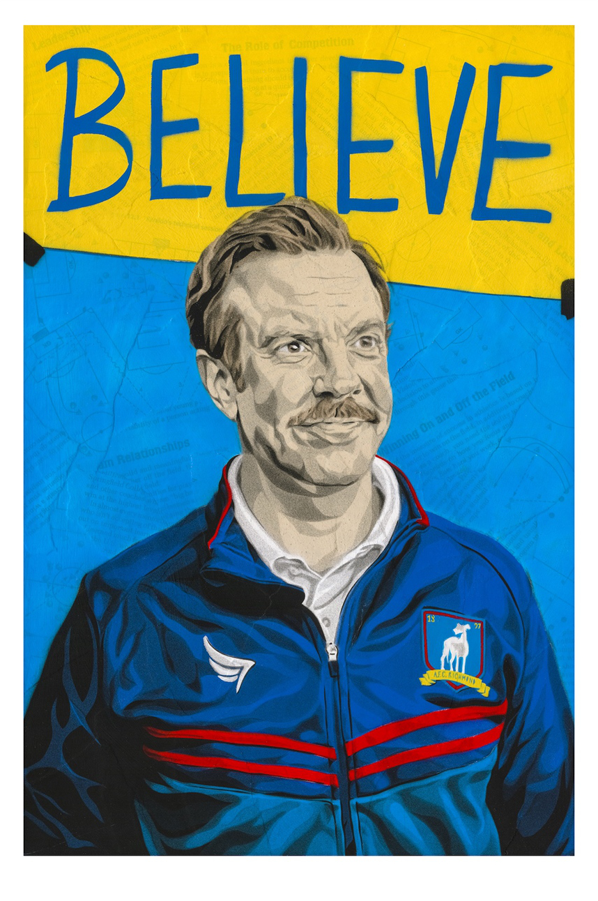 The Geeky Nerfherder: #CoolArt: 'Ted Lasso' inspired print by Nick ...