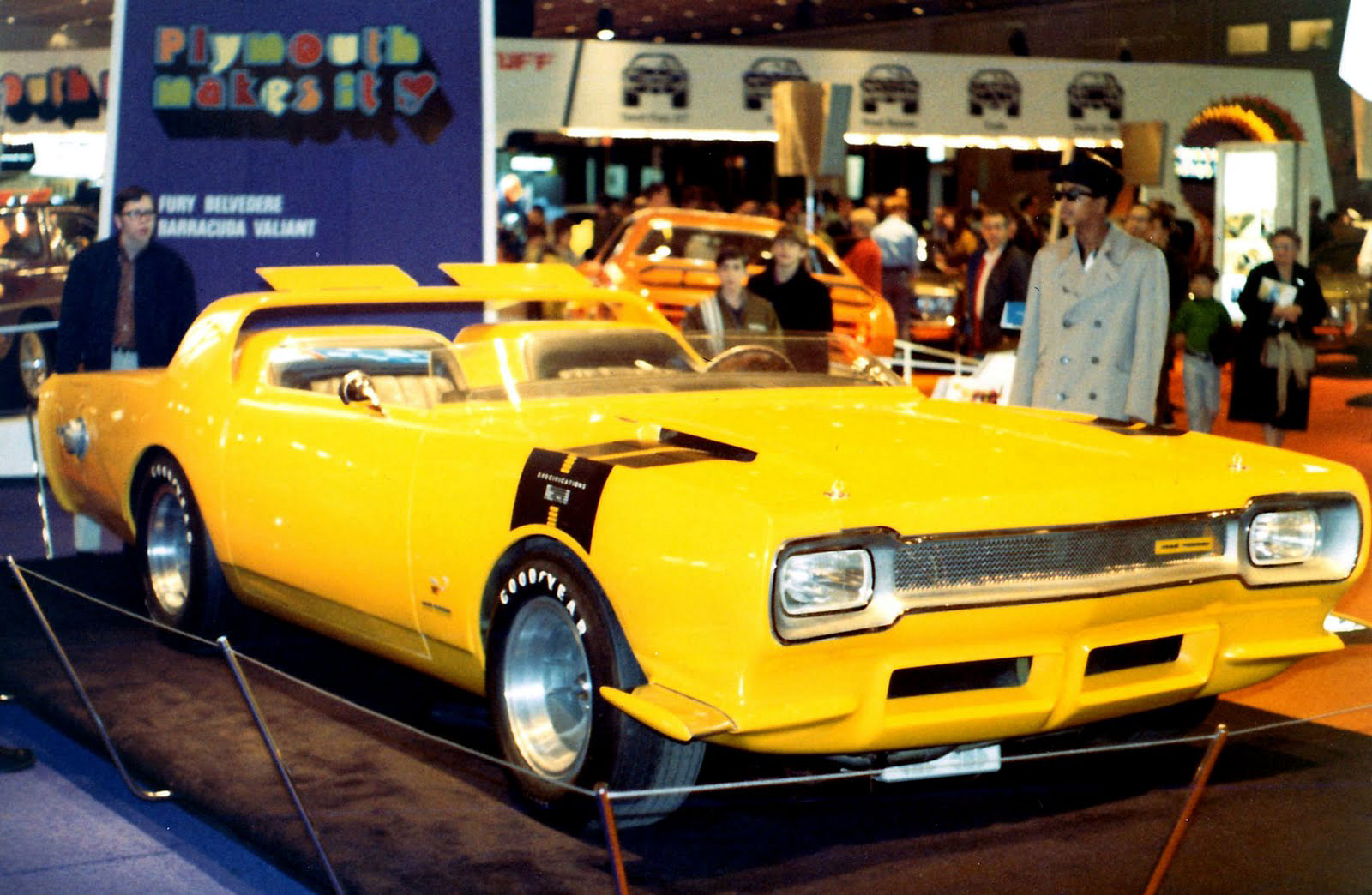 Just A Car Guy: very cool Mopars at the autoshows, looks like 66 to 73