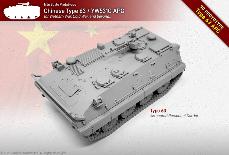 Wargame News and Terrain: Rubicon Models: Plastic Vietnam Type 63 APC ...