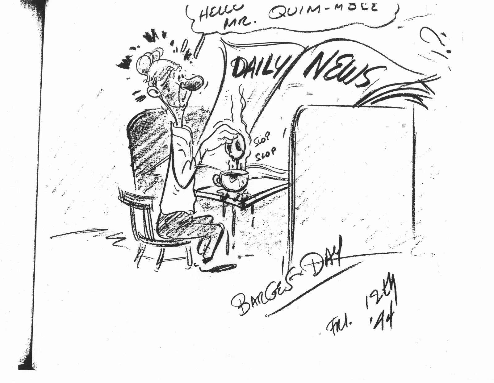 Filboid Studge: Irv Spence's Cartoon Diary: May 12, 1944