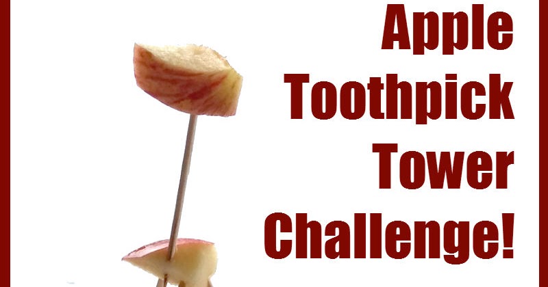 Apple Toothpick Tower Challenge! | Preschool Powol Packets Apple Toothpick Tower Challenge! | Preschool Powol Packets