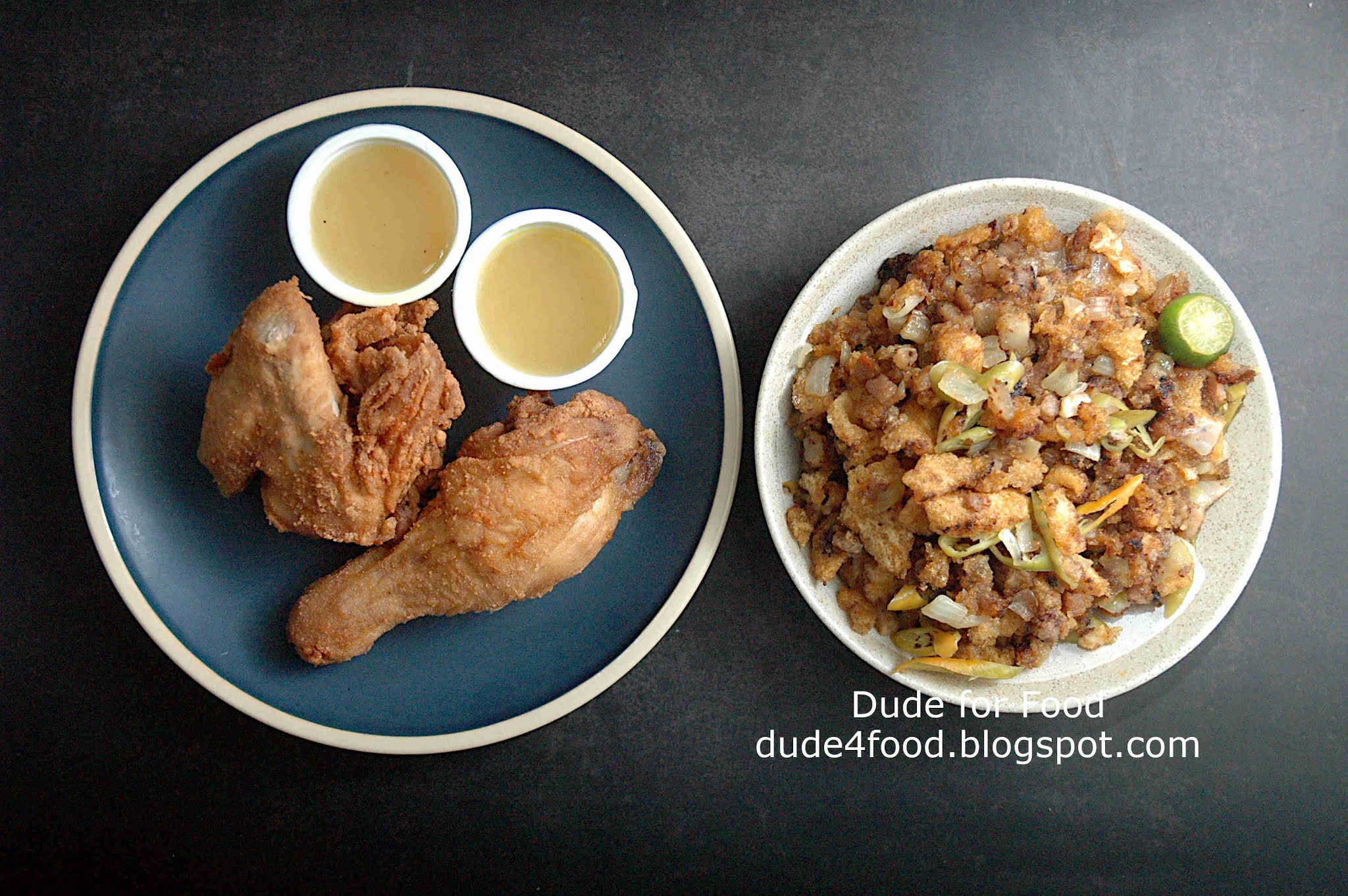 DUDE FOR FOOD: Tasty Duo from Boss John's Fried Chicken & Sisigan