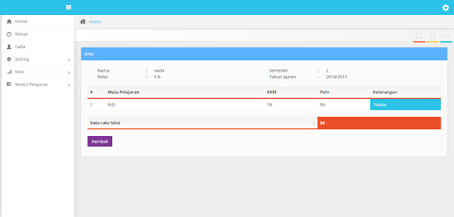 Source Code Php Sistem Informasi Nilai Akademik Siswa Sekolah