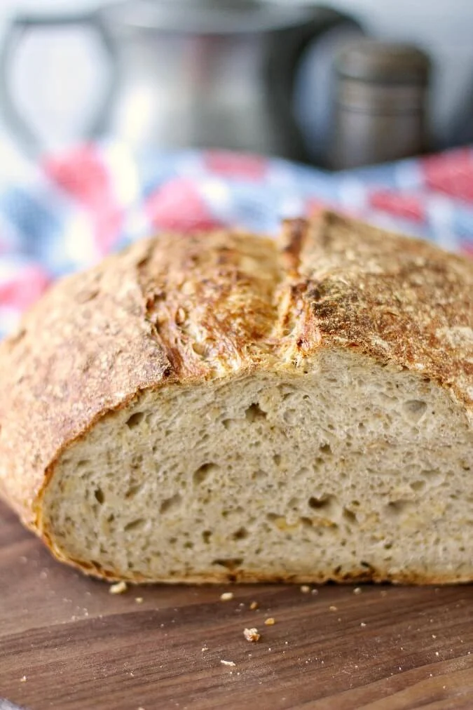 Toasted Oats Bread | Karen's Kitchen Stories