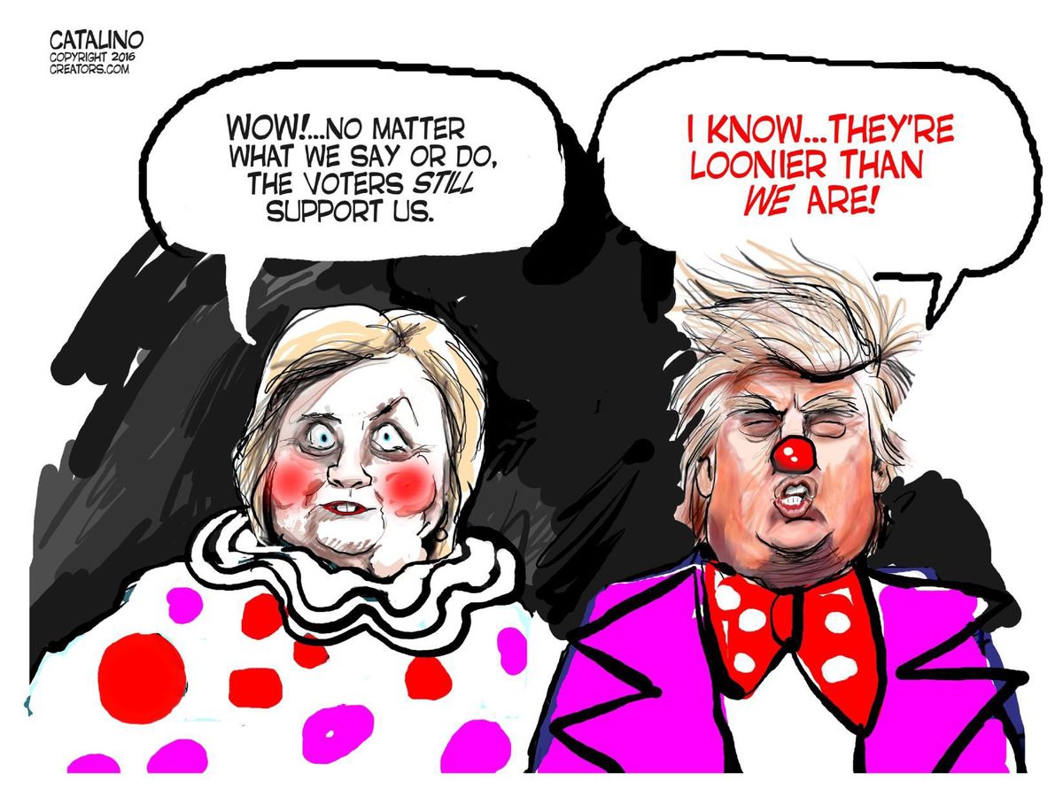 Twilight Language: Top Ten Creepy Clown Clusters of 2016