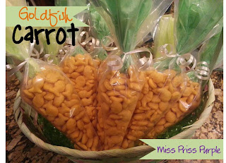 Miss Priss Purple: Goldfish Carrot {Easter Treat}