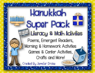 Crayons & Cuties In Kindergarten: Hanukkah Word Work Center