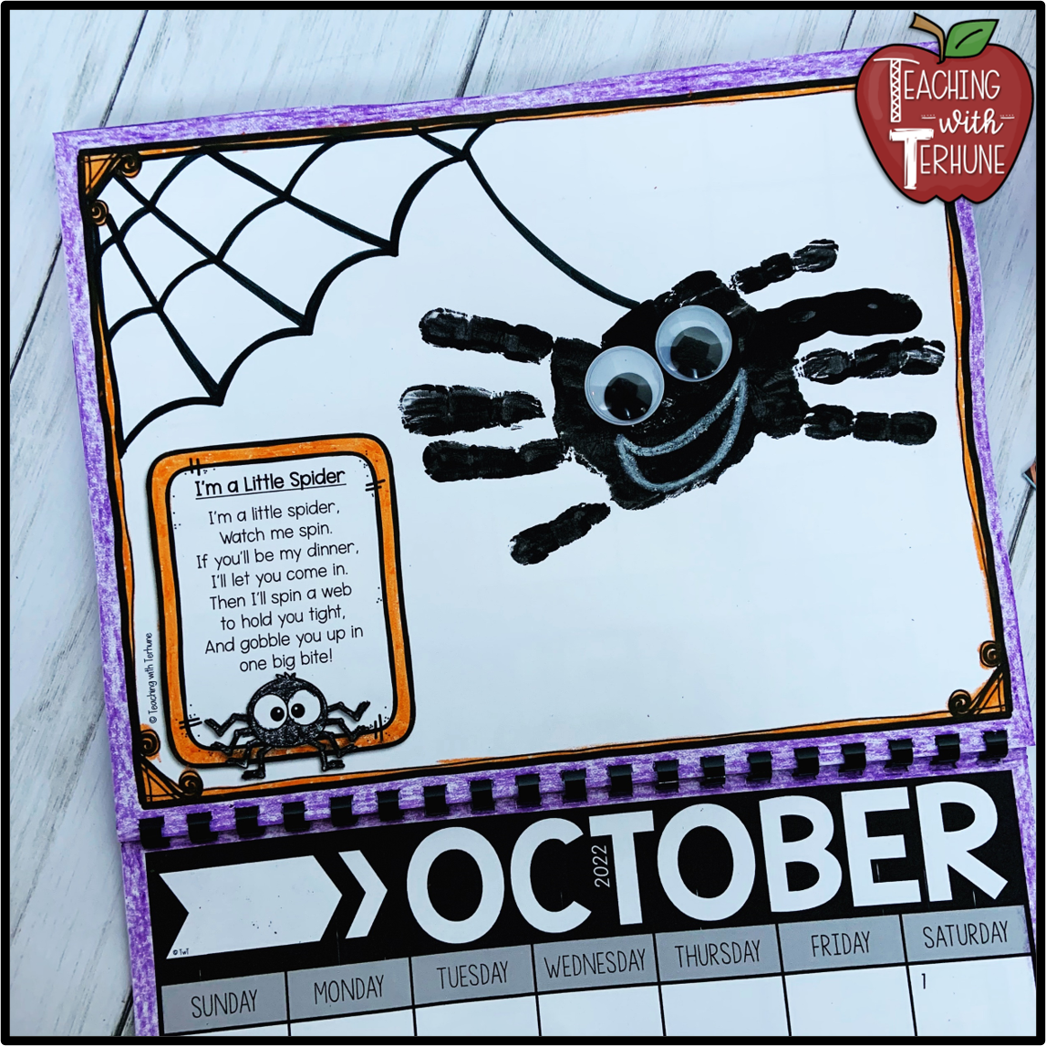 Teaching With Terhune: Handprint Calendar – Student Made Calendar for a ...