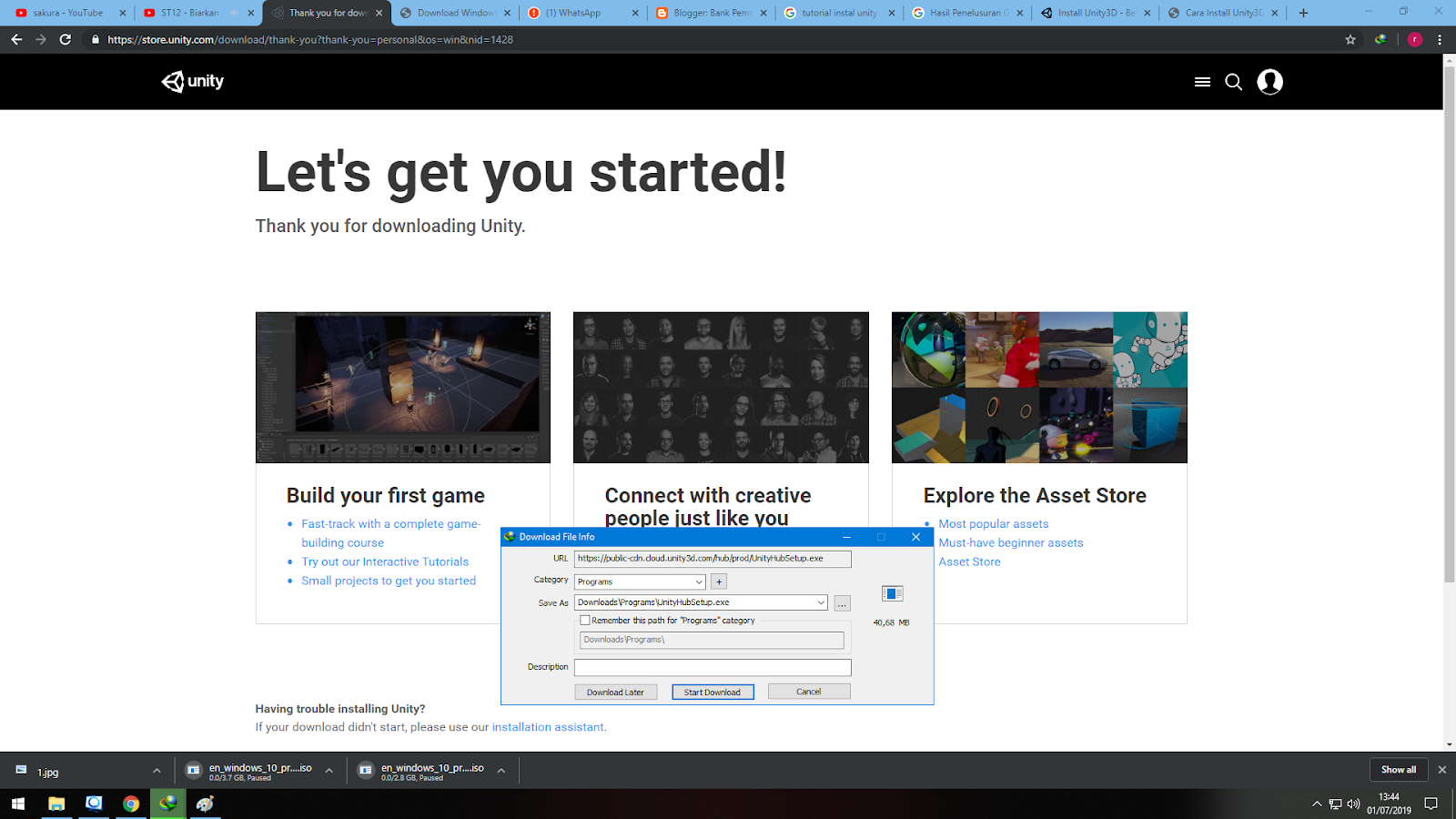 Tutorial Install Unity 3D - Dunia Pemrogramanque