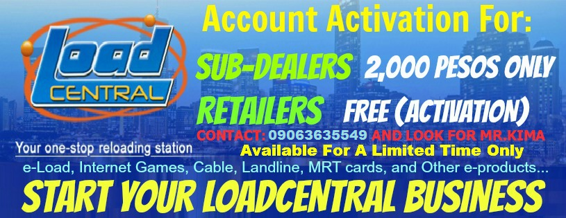 Free LoadCentral Registration For Retailers - LoadCentral Philippines