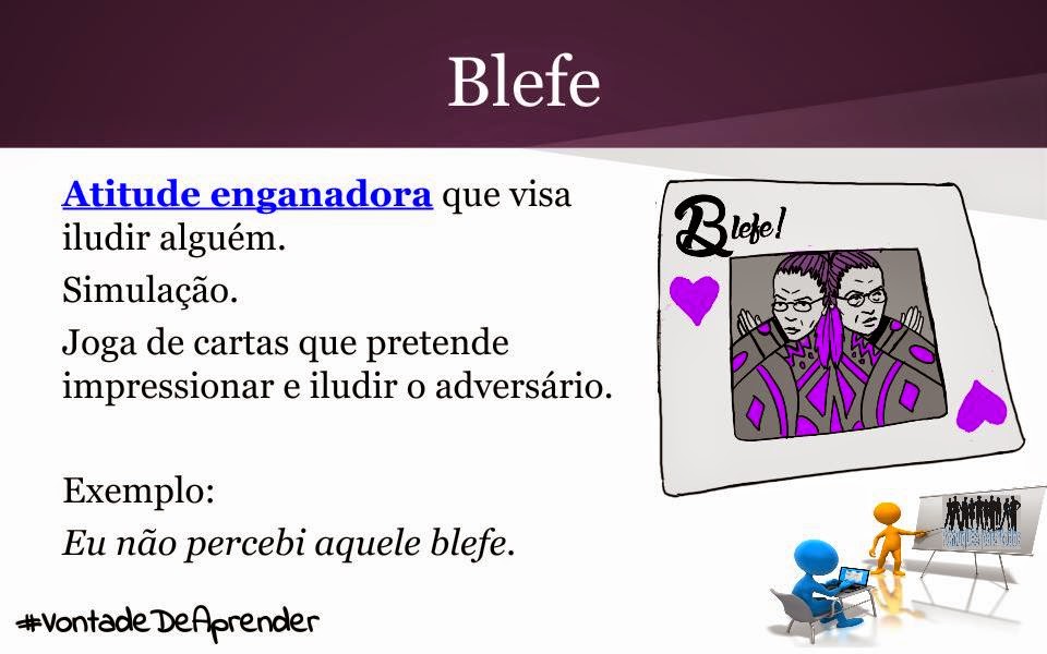 Português para todos: Blefe