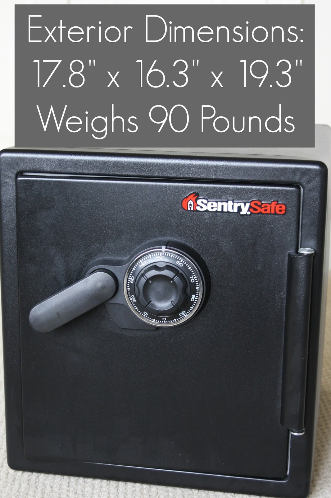 Giveaway: SentrySafe Fire-Resistant Safe! - Simply Organized