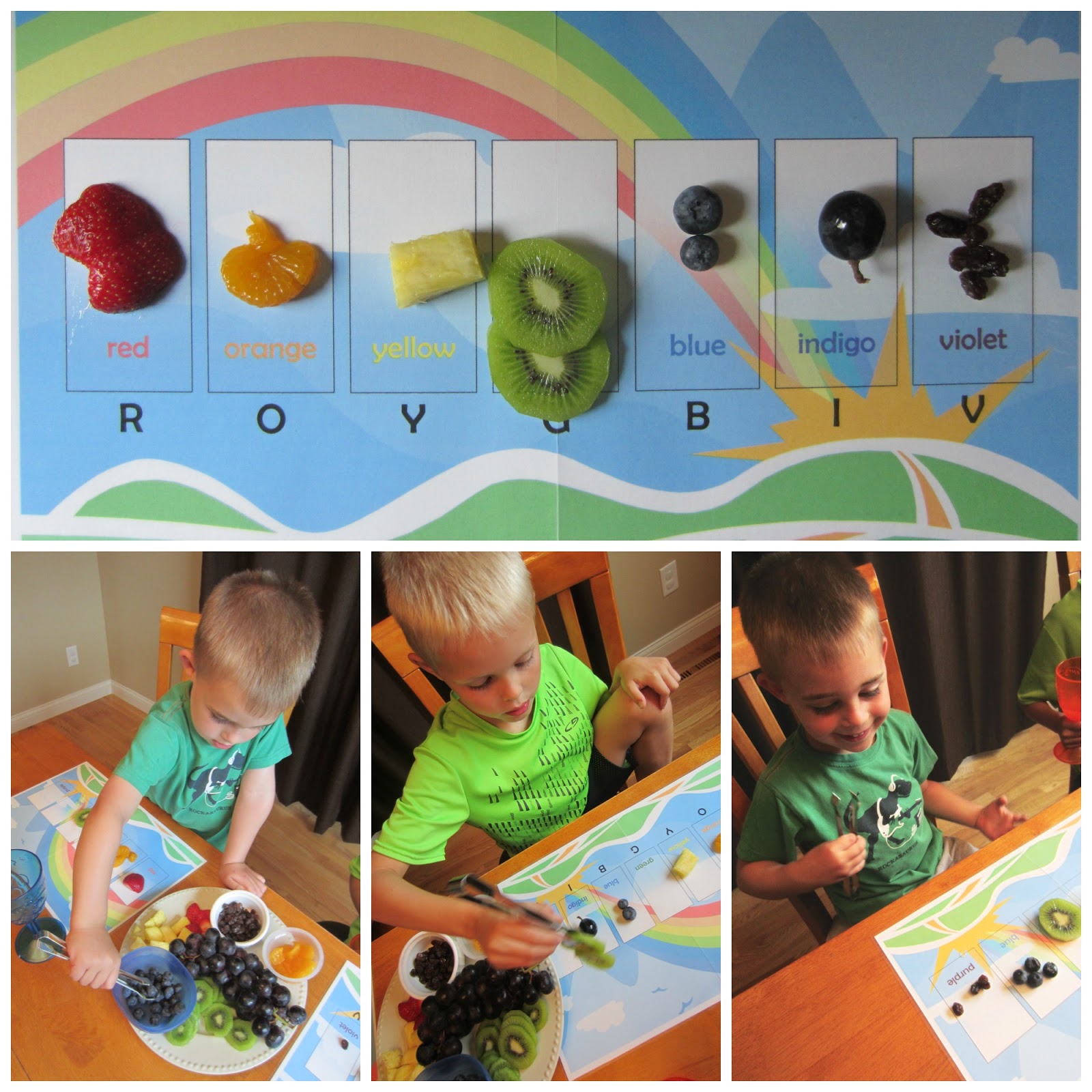 Relentlessly Fun, Deceptively Educational: Color Hunt & Fruit Rainbow