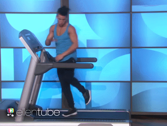 VJBrendan.com: Dancer Carson Dean Does Uptown Funk on a Treadmill!