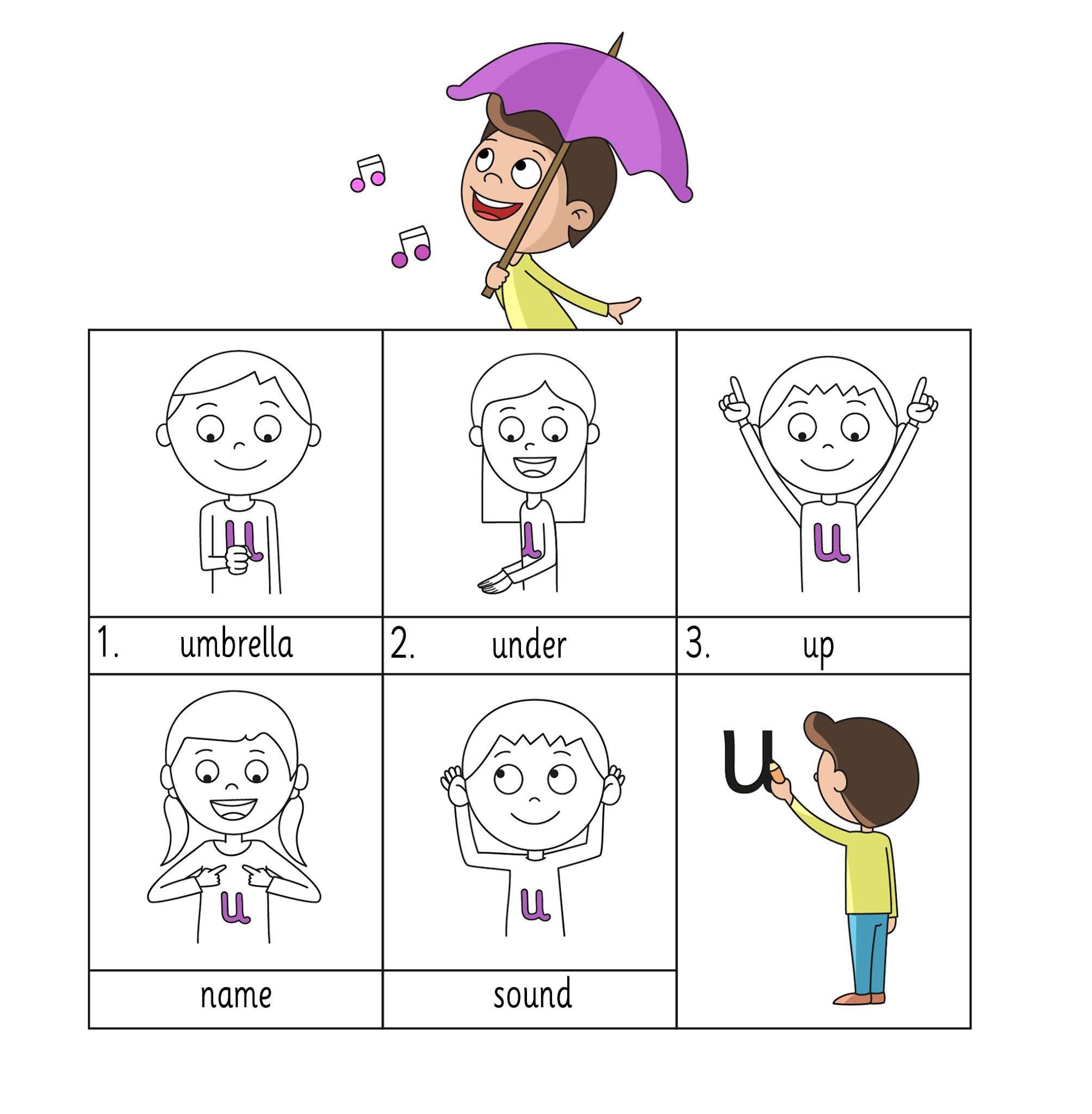 15: Uncle's Umbrella /u/ - Groovy Phonics