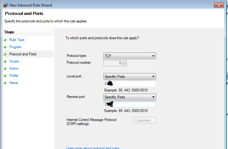 PARTEEK BLOGGER: How to make inbound rule in firewall