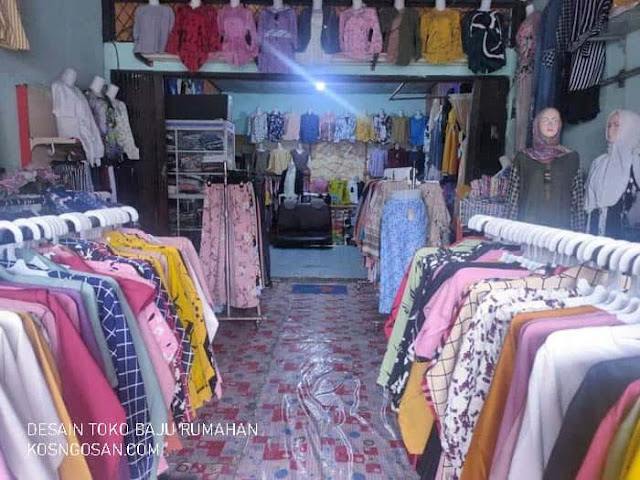 30 Desain Toko Baju Rumahan yang Minimalis - KOSNGOSAN