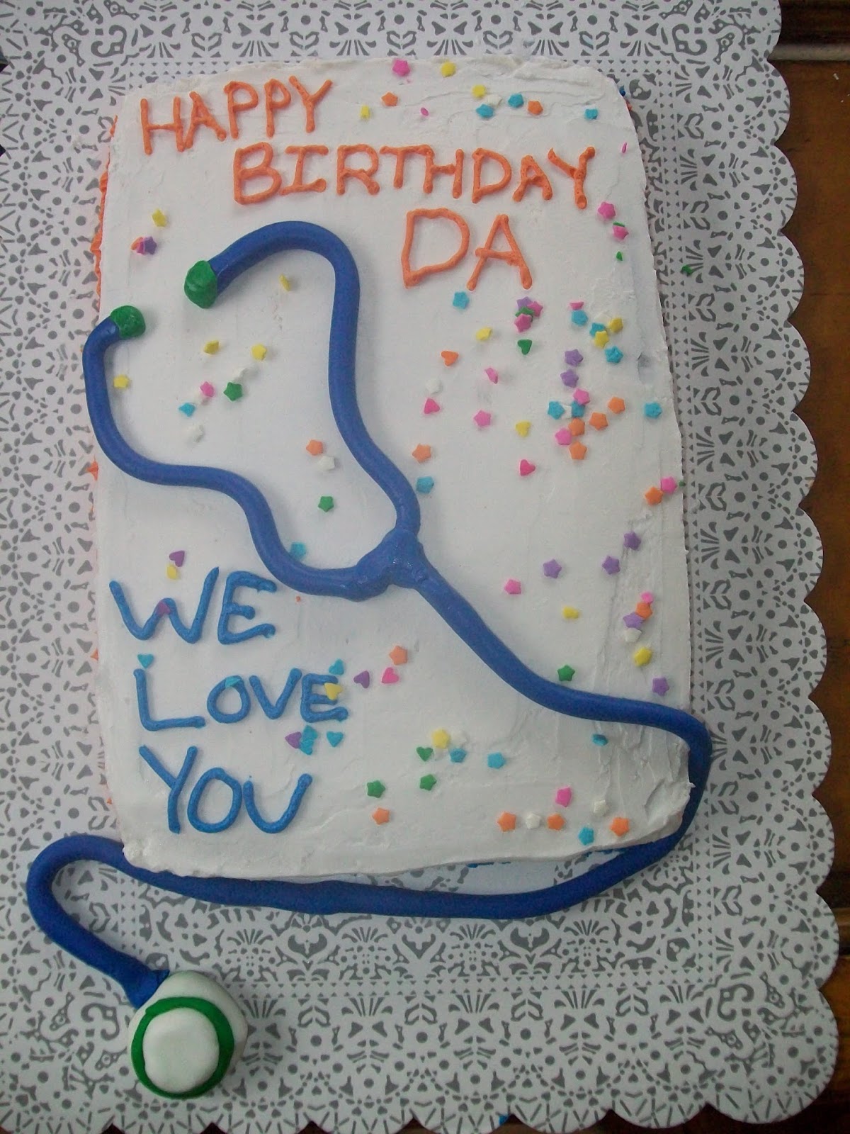 Gillian's Cool Custom Cakes: Doctor's Stethescope-All the Better to ...