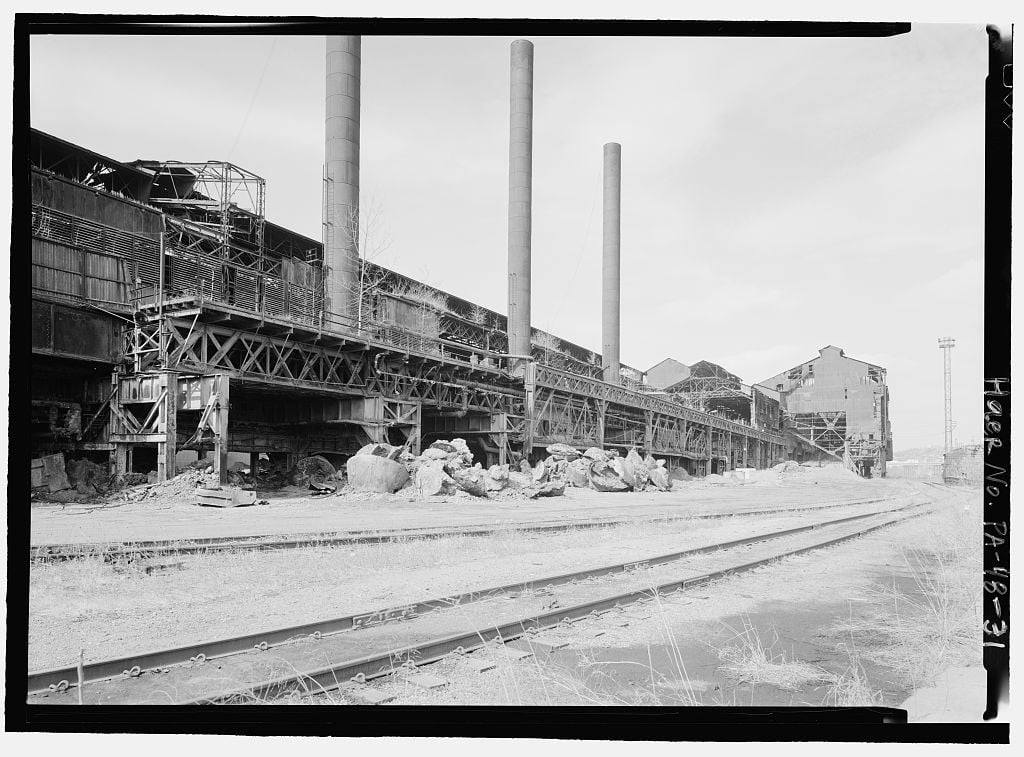 Towns and Nature: Pittsburgh, PA: 1860 Lost/LTV/Jones and Laughlin (J&L ...