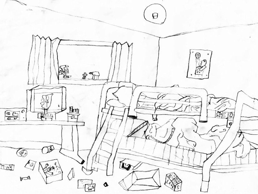 Dirty Room Drawing