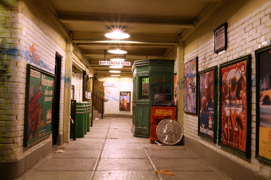 Miniature Urban Sculptures by Alan Wolfson