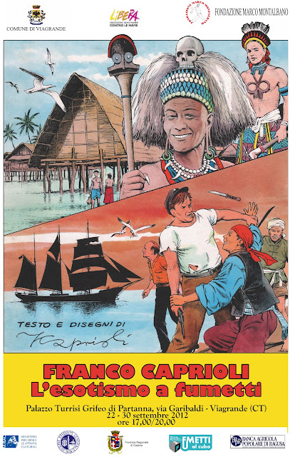 Fumetti al cubo: FRANCO CAPRIOLI - L'esotismo a fumetti