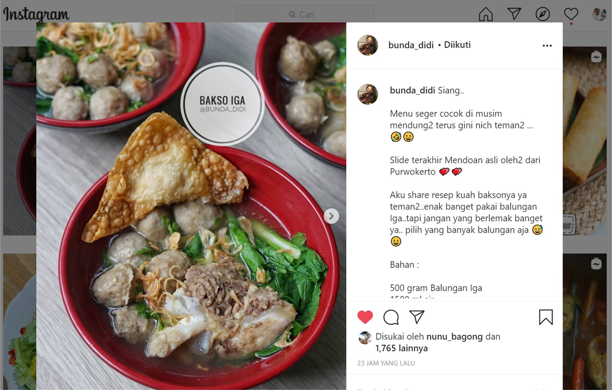 Diah Didi's Kitchen: Bakso Iga