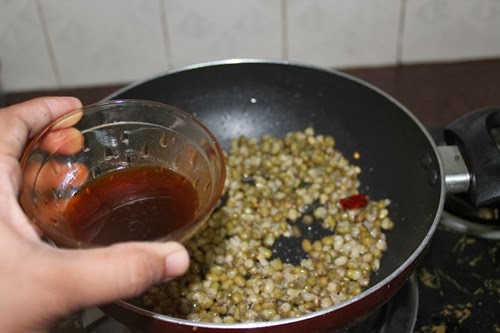 Green Gram Sweet Sundal Recipe