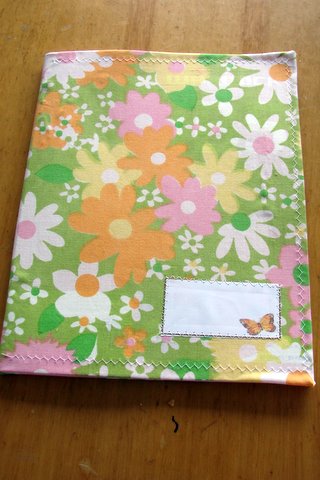 Cotton Kiwi: Back to School: Fabric covered exercise book tutorial