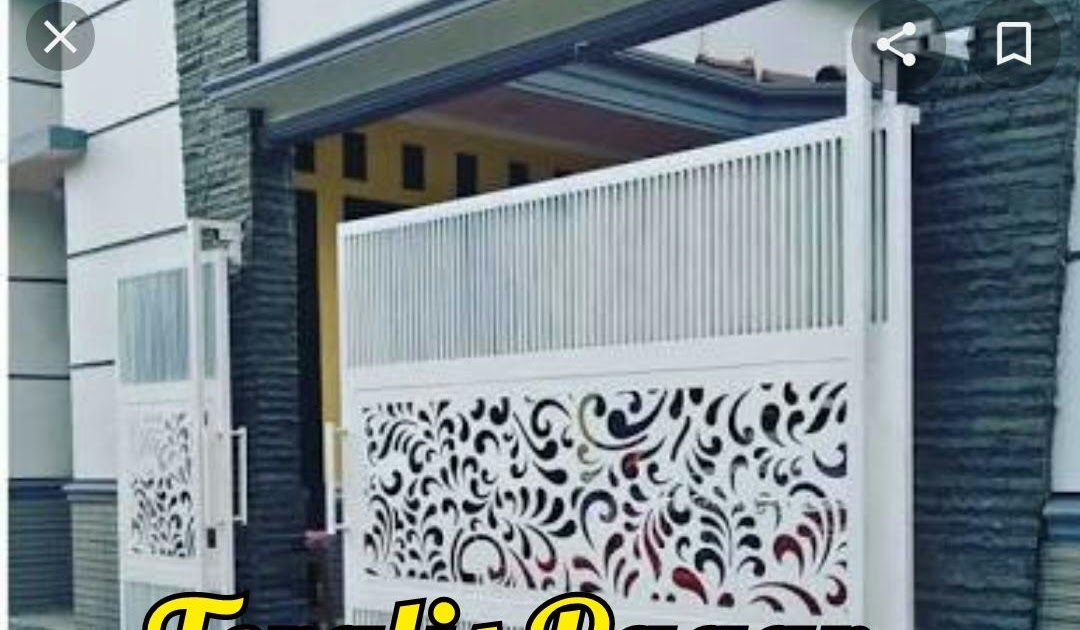 Teralis Pagar Minimalis Modern Sidoarjo