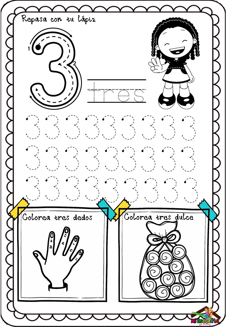 Cuadernillo para aprender los números pdf