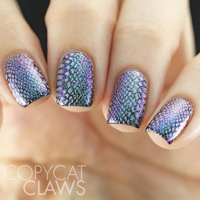 Copycat Claws: Sunday Stamping - Reptile Skin Nails